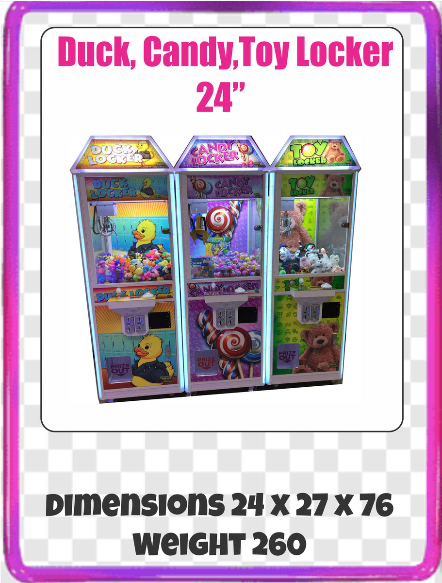 Toy Locker Crane 24" Machine| Pipeline Games